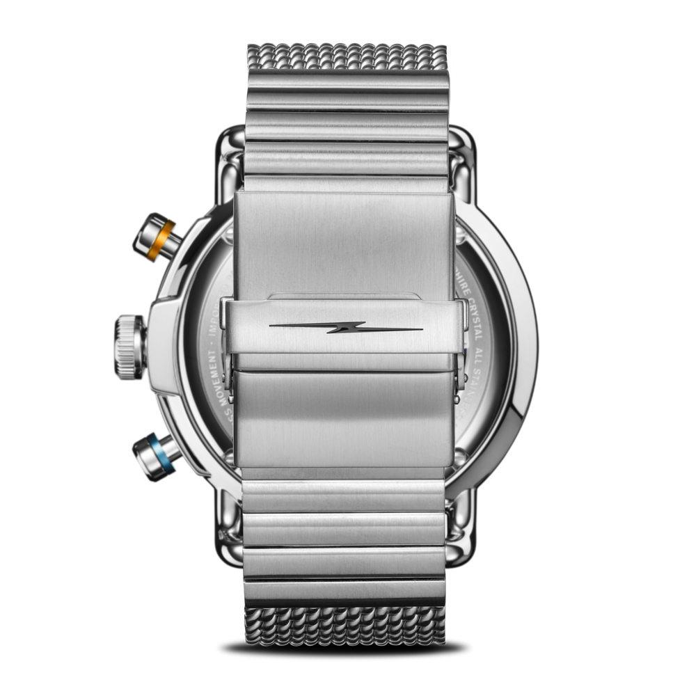 Canfield Speedway Open Road Automatic Chronograph Watch - Blue – Shinola