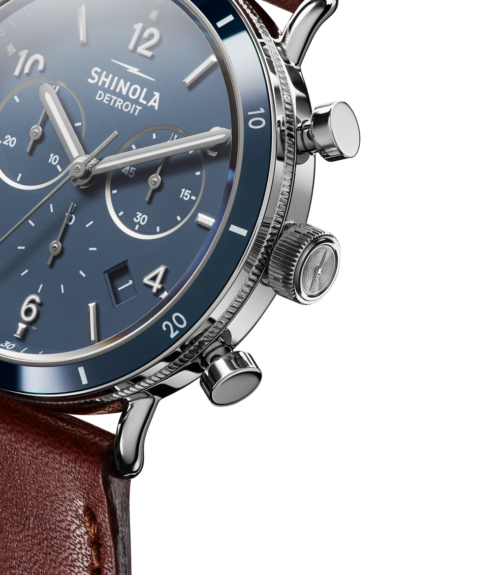 Canfield Sport Chronograph Watch - Midnight Blue – Shinola