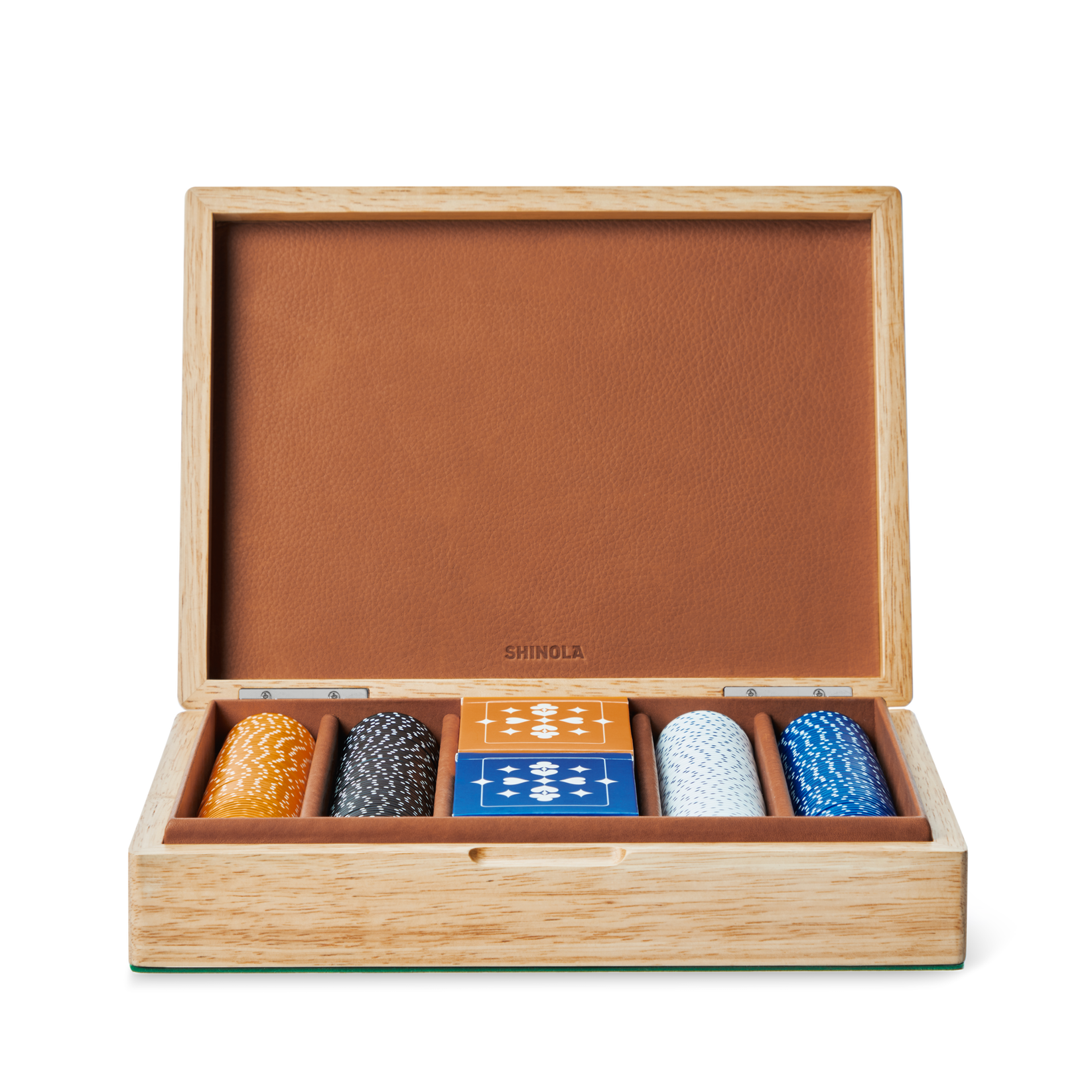 Lacquered Wood Poker Set | Shinola