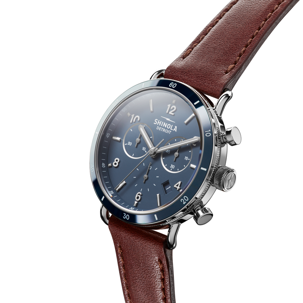 Canfield Sport Chronograph Watch - Midnight Blue – Shinola